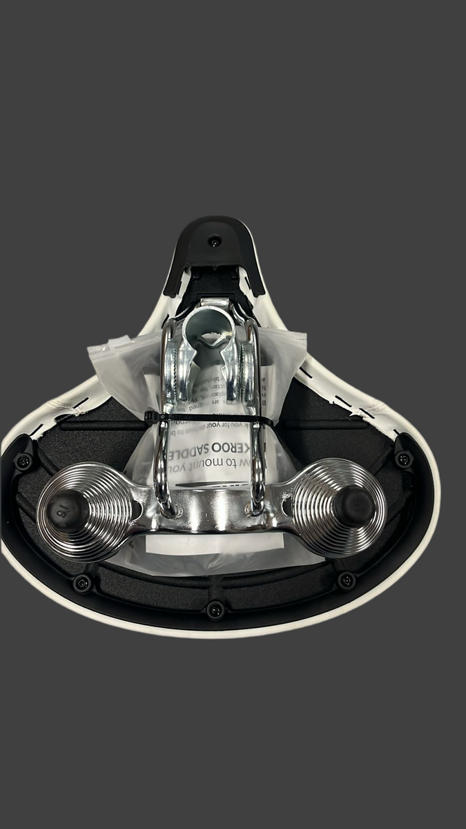 White Bikeroo Cruiser Saddle – Cooler King eBikes