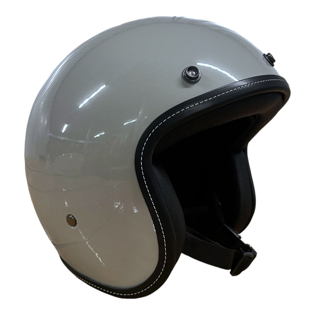 Cooler King Helmet - Gloss Grey - Black Lined – Cooler King eBikes