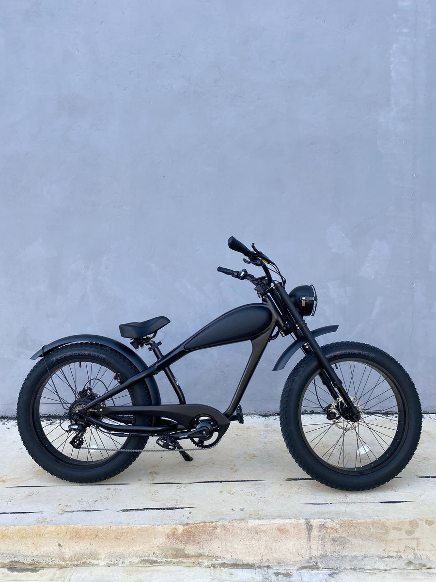 Cooler King 750S BLACK EDITION eBike - 48v, Retro Style Electric Bike ...